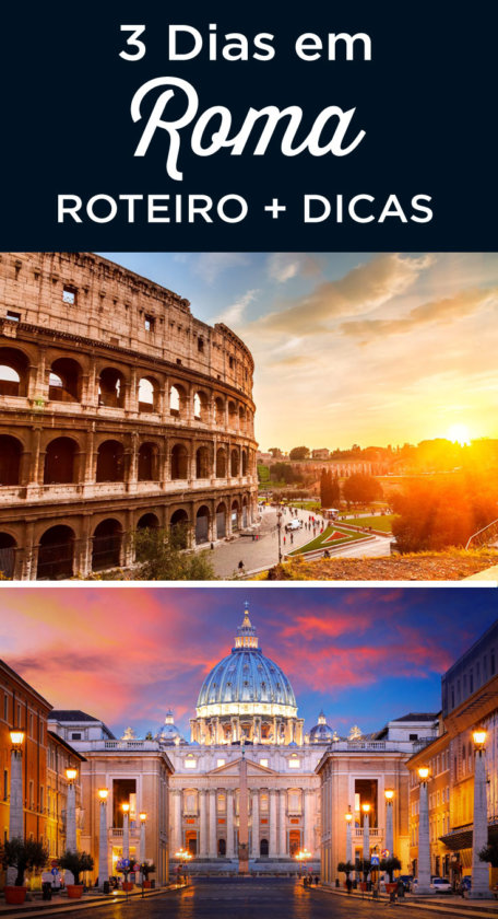 Roma em 3 Dias | Roteiro + Onde Ficar + Dicas | 2026